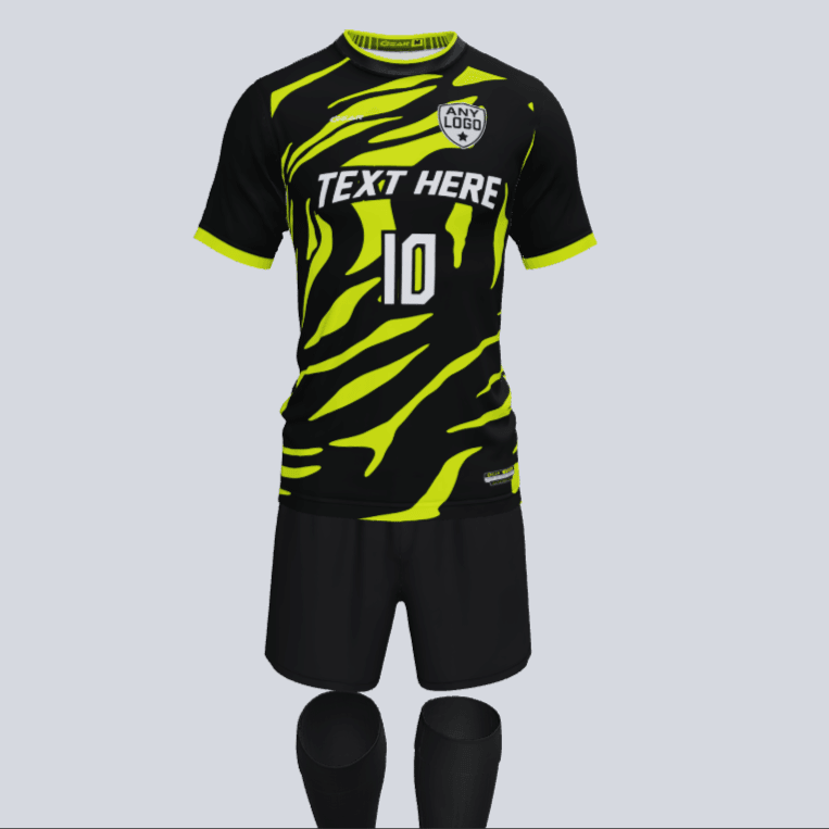Gear Diabolical Zebra Custom Soccer Uniform Kit