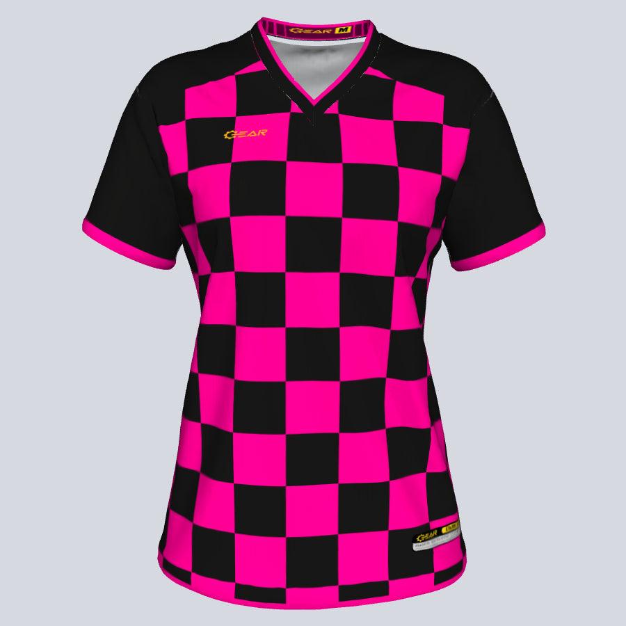 Gear Ladies V-Checkers Custom Jersey