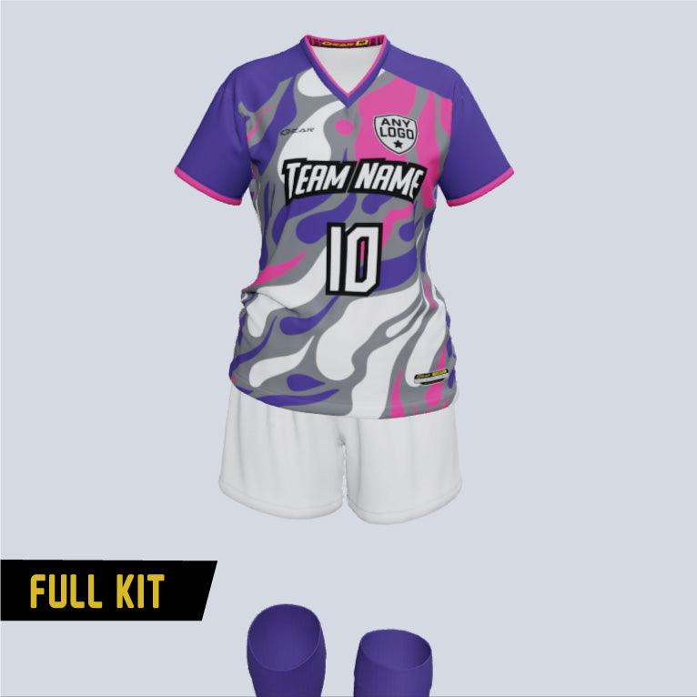 Gear Womens Custom Drops Soccer Uniform Kit